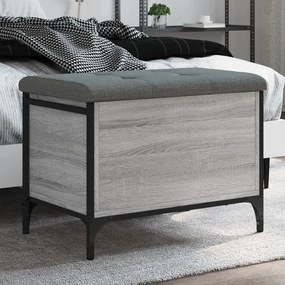 Úložná lavice šedá sonoma 62 x 42 x 45 cm kompozitní dřevo - Default Title
