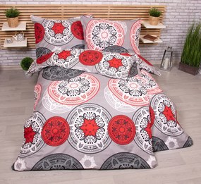 TP Zvýhodněná sada Microtop povlečení na dvě lůžka 140x200+70x90 - Orient grey