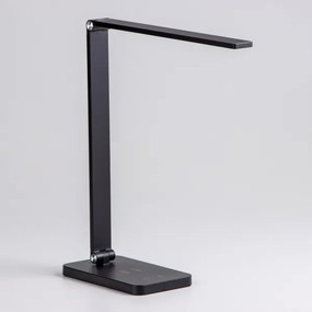 Brilagi -LED Stm dotyk stol lampa s bezdr nab QI LED/7W/5V 3000/4000/6000K černá