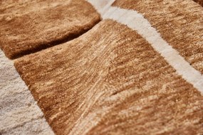 Diamond Carpets India, Ručně vázaný kusový koberec Filippo DESP P113 Brown Mix, 200x290, hnědá, ložnice