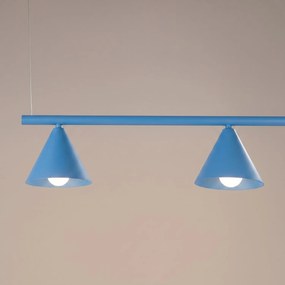 Sollux Lighting Lustr NOX 4L světle modrý