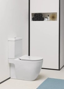 GSI Pura wc kombi mísa 36 x 68 cm spodní zadní odpad keramika bílá Extra Glaze 881711