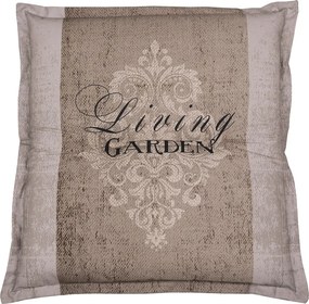 Go-De textilní zahradní poduška Living Garden (podsedák na židličku, béžová)