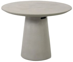 Šedý betonový zahradní stůl Kave Home Itai 120 cm