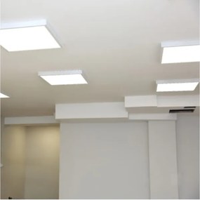 LED Přisazený panel BRISBANE LED/36W/230V 4000K 59,5x59,5 cm bílá