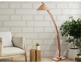 Dřevěná stojací lampa 1xE27/60W/230V masiv/jasan