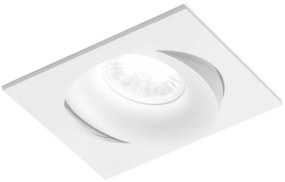 Wever & ducré čtvercové stropní vestavné svítidlo ron ceiling rec 1.0 led 1800-3000k w tree bílá matná