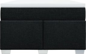 Box spring postel s matrací černá 120x200 cm textil 3285125
