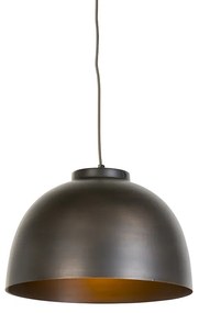 Industriální závěsná lampa hnědá 40 cm - Hoodi