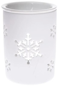 Keramická aromalampa Snowlet bílá, 8,5 x 11,5 cm