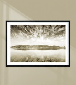 Plakát / Obraz Jezero Pololesklý saténový papír 210 g/m² A4 - 21 x 29,7 cm