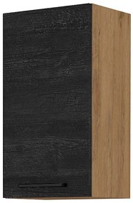 Horní kuchyňská skříňka Virion 40 G 72 1F (dub lancelot + tmavé dřevo). 1046308