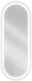 Mexen Bono, LED koupelnové zrcadlo s podsvícením 45 x 120 cm, 6000K, ochrana proti zamlžování, 9816-045-120-611-00