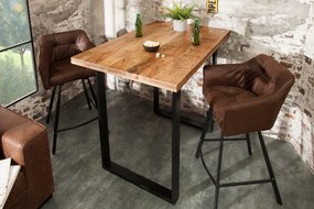 Noble Home Barový stolek Kardano, 120 cm, mango, přírodní