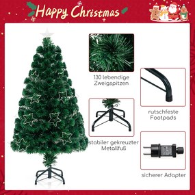 Costway 120cm umělý vánoční stromek vyrobený ze sklolaminátu
