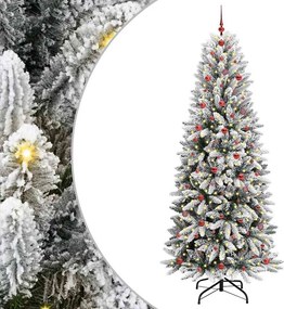 Umělý vánoční stromeček Bílá 240 cm PVC, plast, ocel a PE 3396069