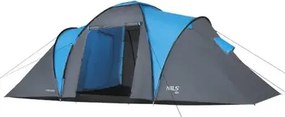NILS Camp NC6031 Highland modro-šedý / Rodinný stan / pro 6 osob / 180
