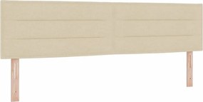 Postel s boxspringem s polštářem Krémová 180 x 200 cm textil 3338942