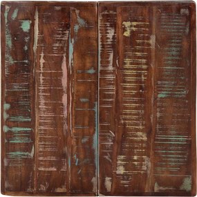 Balkonový stolek 60 x 60 x 76 cm masivní recyklované dřevo 321086