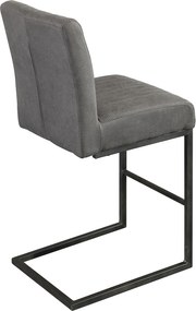 Barová židle Asteg, starožitná šedá