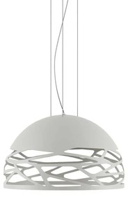 Lodes Kelly Small Dome 50, závěsné svítidlo 3x23W E27, bílá, prům. 50cm