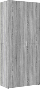 Skříň highboard šedá sonoma 80 x 42,5 x 249 cm kompozitní dřevo 3281369
