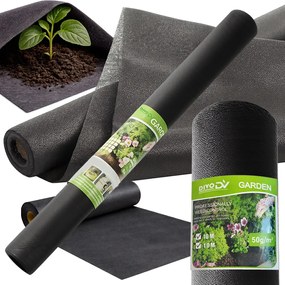 DIVODV Hustá černá agrovlákna 50 g, 1 x 10 m, protiplevelová textilie, mulčovací rohož