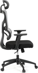 Kancelářská židle KA-K2080 GREY, houpací mechanismus, šedá (69 x 62) cm