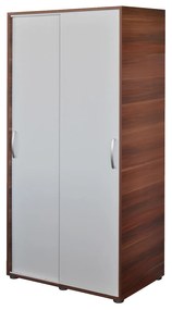 IDEA Skříň s posuvnými dveřmi 65641 ořech/bílá