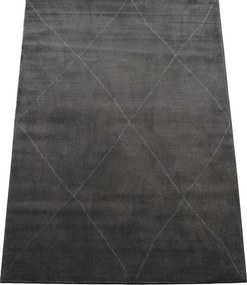 BE Koberec Zurich 1903 DARK GREY - šedý obdélníkový Rozměr: 140x190 cm