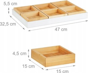 Servírovací podnos se 6 miskami D389