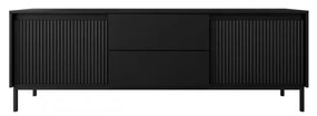 TV stolek/skřínka Samker 2K2SZ, Barva dřeva: černá