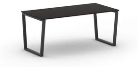 Kancelářský stůl PRIMO IMPRESS, černá podnož, 2000 x 900 mm, wenge