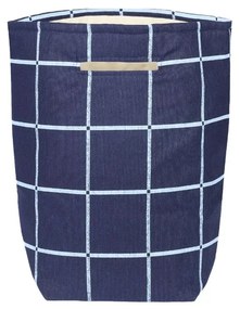 Nobodinoz Koš na hračky Vibes Navy Blue Windowpane