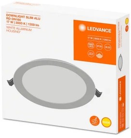 LED podhledové svítidlo LEDVANCE Slim Value 180mm 17W/3000K teplá bílá