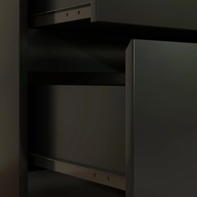 HOMCOM Komoda se 3 zásuvkami, jednoduchý úložný nábytek do ložnice, vnitřní použití, 80l x 39p x 73v cm