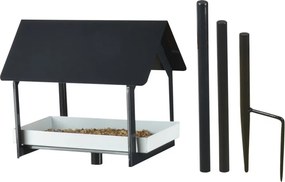 Krmítko pro ptáky HENRY 126 cm tmavě šedé