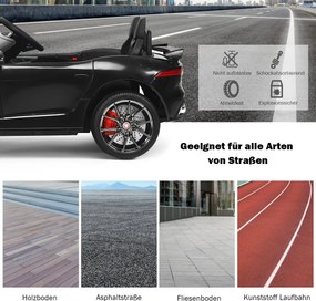 Costway Elektrické dětské auto s příběhy a hudbou a klaksonem a světlomety