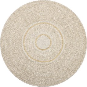 Diamond Carpets India, Ručně vázaný kusový koberec Cirra J-50 Natural kruh, 300x300 (průměr) kruh, béžová, chodba / předsíň