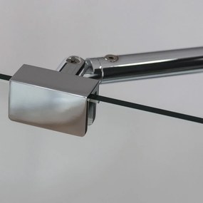 ROTH ELEGANT LINE GR2/1000 sprchový kout 1000x2000mm čtvrtkruhový, s dvoukřídlými otevíracími dveřmi, bezrámový, brillant/transparent, 131-1000000-00-02