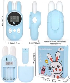 Bezdoteku Dětská vysílačka Walkie Talkie Rabbit 3 km