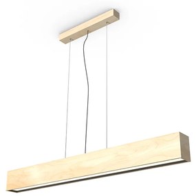 Závěsné lineární dřevěné svítidlo nad stůl woodLED Linus  Závěsné lineární dřevěné svítidlo nad stůl woodLED Linus Délka: 1100 mm, Dřevodekor: Javor,…