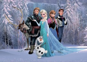 Dětská fototapeta na zed' Ledové Království Všichni Přátelé, Disney | 156 x 112 cm | DFTDSS 1953