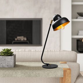 Opviq Stolní lampa Berceste - 180BLACK-ML, Černá