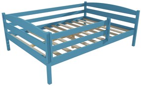 Vomaks Dětská postel DP 020 XL se zábranou Rozměr: 140 x 200 cm, Barva: barva modrá