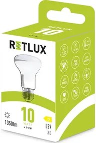 RETLUX RLL 625 R63 E27 Spot 10W / 1350 lm / 4000K - studená bílá / D