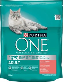 Purina One Granule pro kočky Adult bohaté na lososa a celozrnné obiloviny 800 g