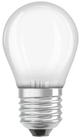 Matná mini LED žárovka E27 2,5 W CLASSIC P, teplá bílá