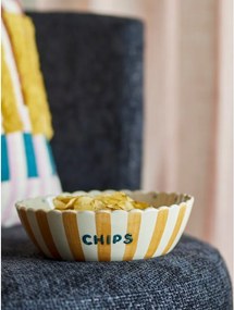 Žlutá/krémová keramická mísa ø 24 cm Chip – Bloomingville
