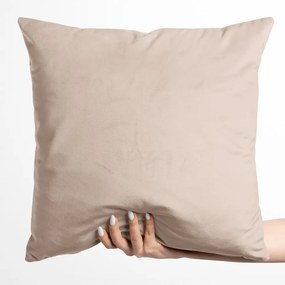 Biante Sametový povlak na polštář Velvet Premium SVP-020 Béžový 30 x 50 cm